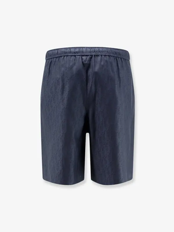 Dior Oblique Cotton And Silk Shorts