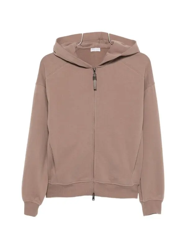Brunello Cucinelli Cotton Zip-up Hoodie - Multicolor