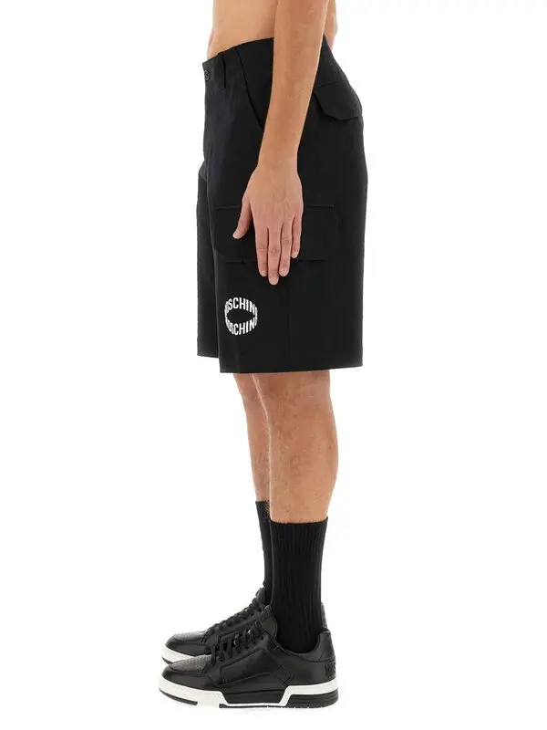 Moschino Bermuda Shorts With Logo Detail