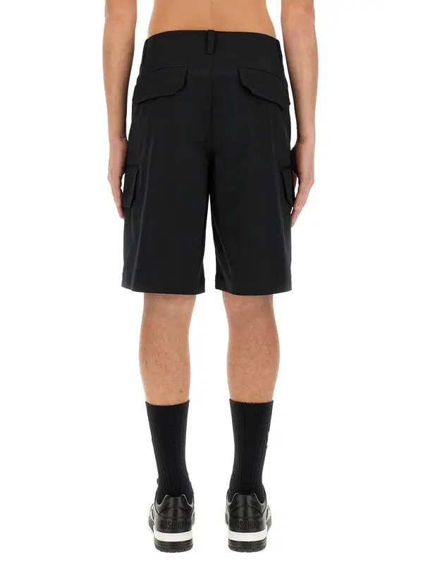 Moschino Bermuda Shorts With Logo Detail