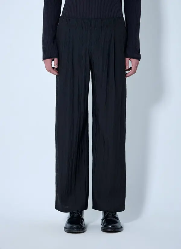 Our Legacy Leisure Trousers Crinkled Wide-leg