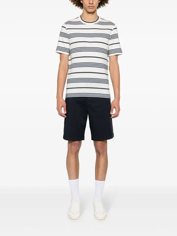 Brunello Cucinelli Cotton Stretch Twill Bermuda Shorts - Multicolor