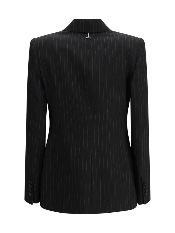 Alexander McQueen Pinstriped Double-breasted Jacket