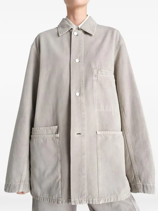 LEMAIRE Cotton Overshirt - Multicolor