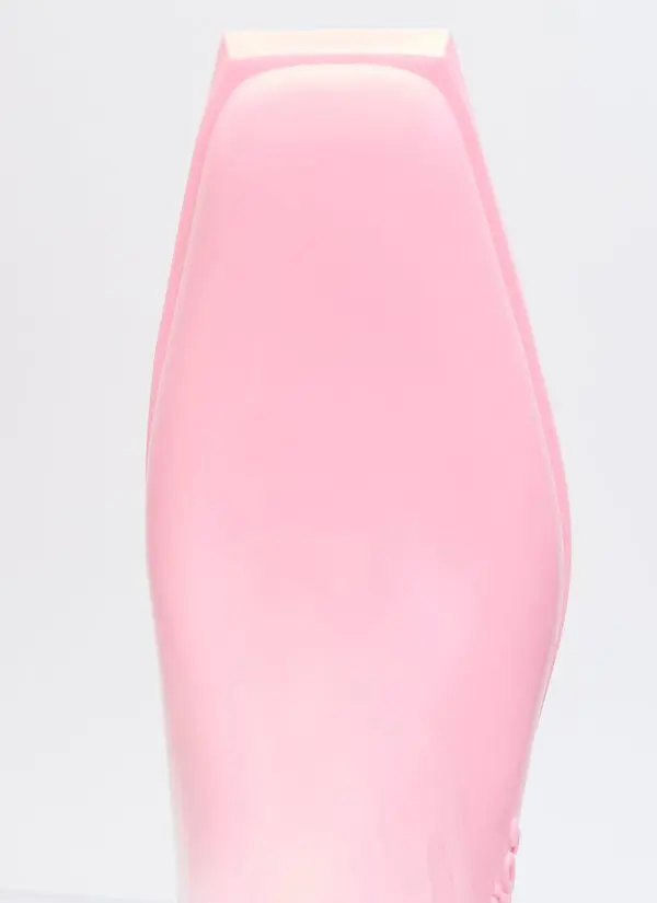 Acne Studios Rubber Ankle Boots With Embossed Logo - Pink