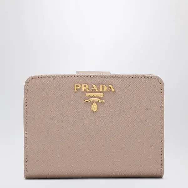 Prada Small Powder- Saffiano Wallet - Pink