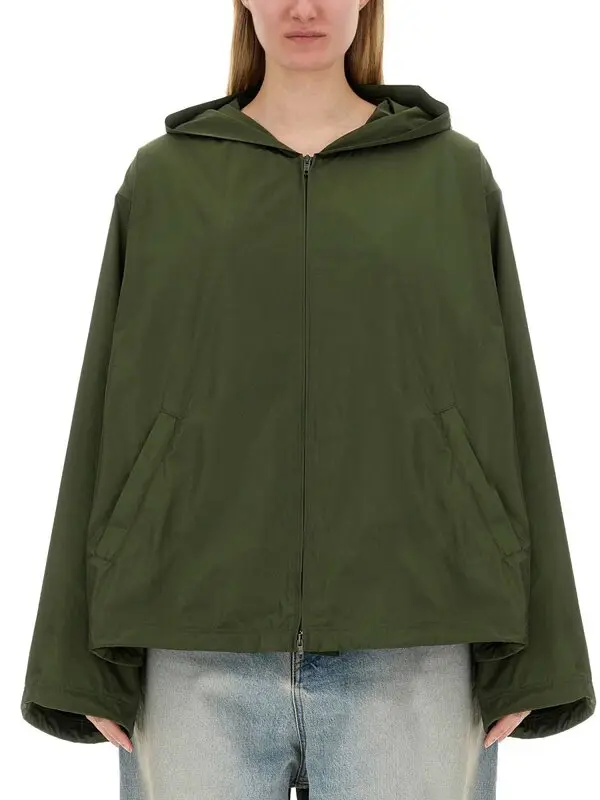 Balenciaga Hooded Jacket - Brown