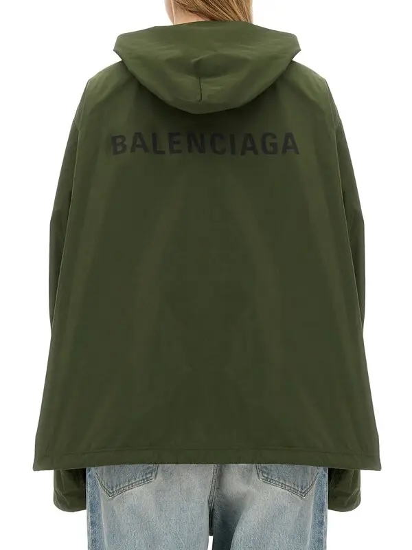 Balenciaga Hooded Jacket - Brown