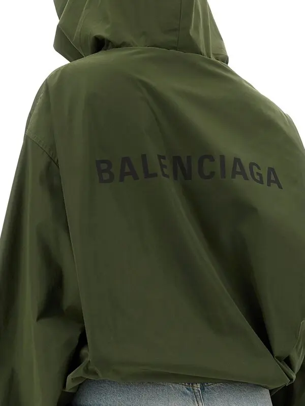 Balenciaga Hooded Jacket - Brown