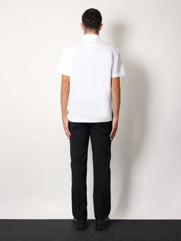 Givenchy Pique Cotton Polo Shirt With 4g Embroidery - Multicolor