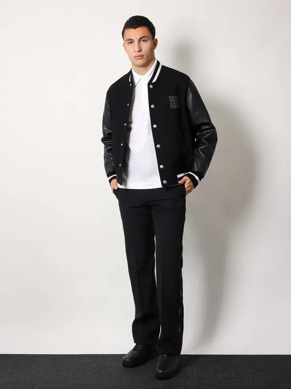 Givenchy Pique Cotton Polo Shirt With 4g Embroidery