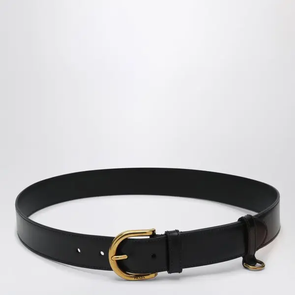 Prada Belt In Leather - Black