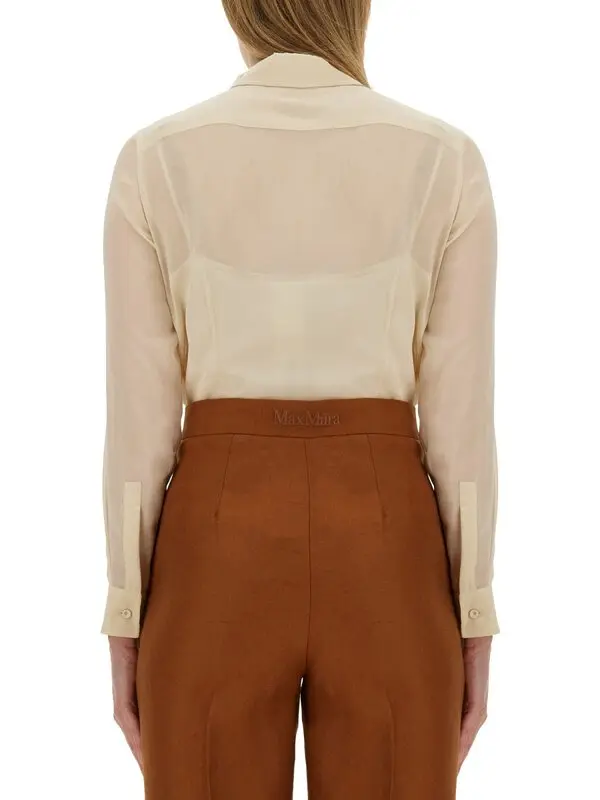 Max Mara Slim Fit Silk Blend Shirt