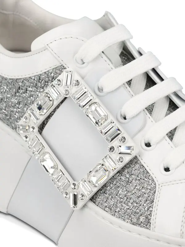 ROGER VIVIER Viv Skate Embellished Sneakers - Multicolor
