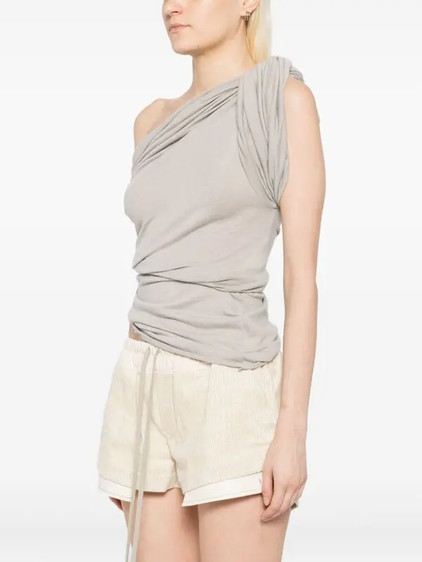 Rick Owens Twist Cotton Tank Top - Multicolor