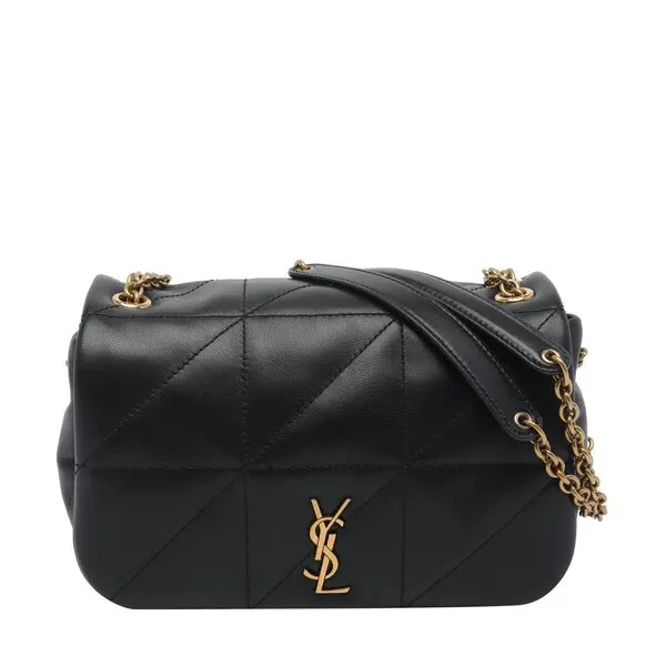 Saint Laurent Mini Jamie Quilted Leather Crossbody Bag - Black