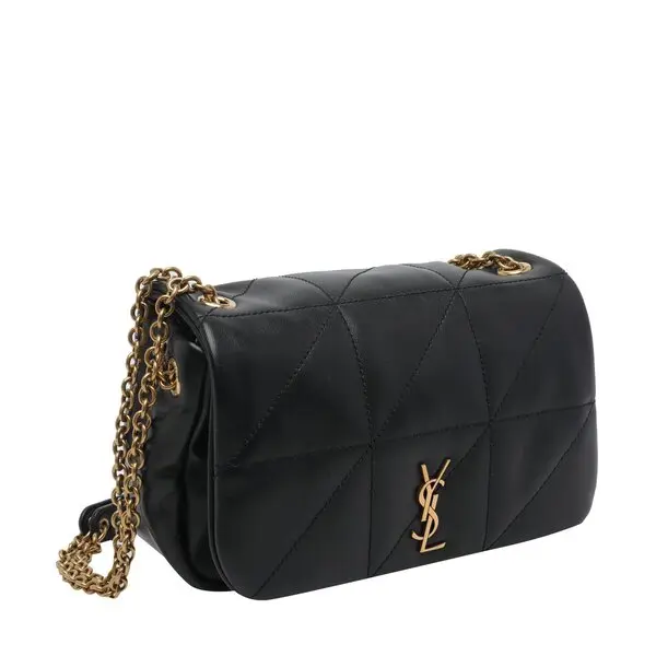 Saint Laurent Mini Jamie Quilted Leather Crossbody Bag - Black