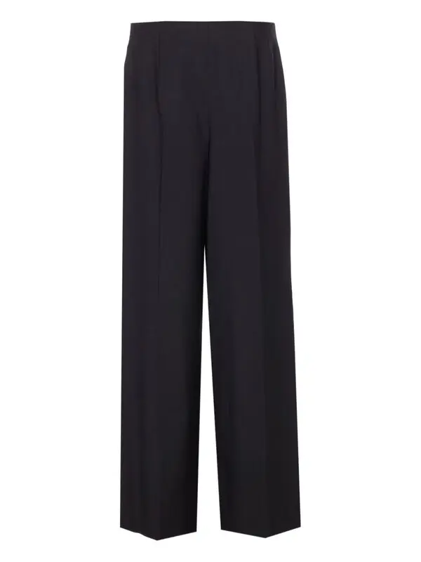 Fendi Wool Wide-leg Trousers - Multicolor