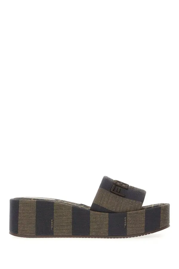 Fendi Platform Slides - Multicolor