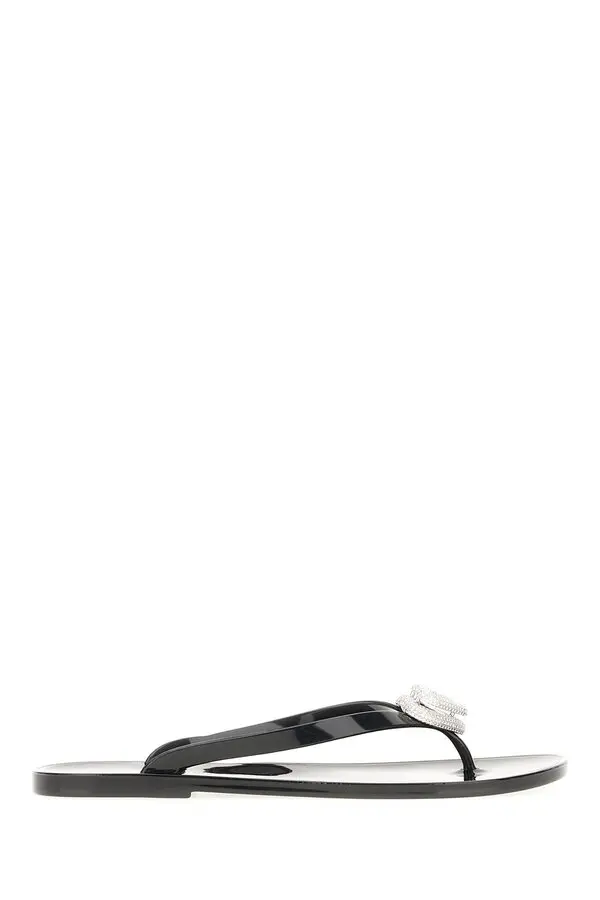 Mach & Mach Embellished Flip Flops - Multicolor
