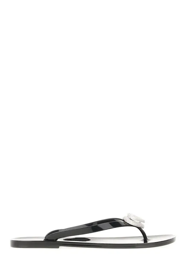 Mach & Mach Embellished Flip Flops - Multicolor