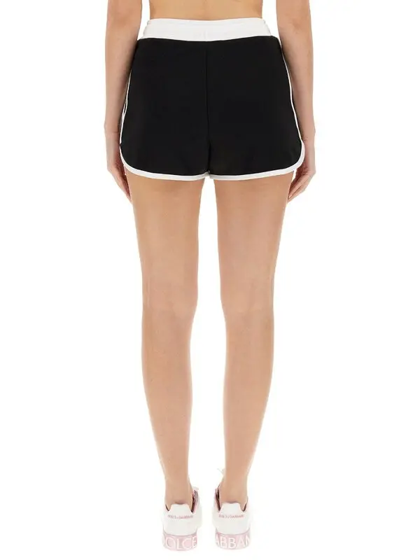 Dolce & Gabbana Logo Embroidered Shorts