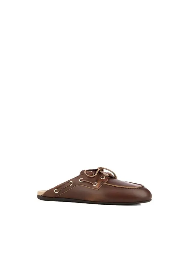 Miu Miu Leather Slip-on Mules