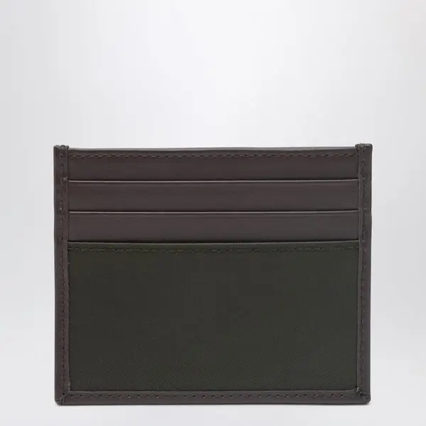 Prada Speedrock Card Holder In Re-nylon Camouflage And Leather
