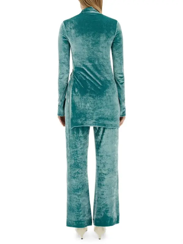 JIL SANDER Long Sleeve High Neck Top - Multicolor