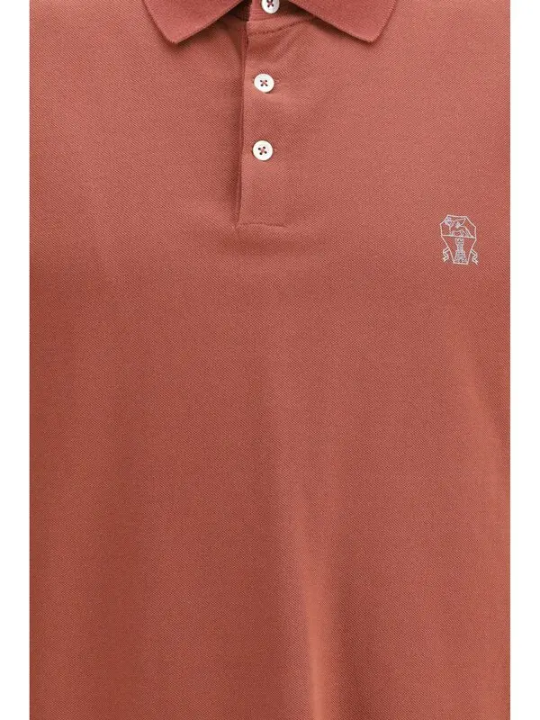Brunello Cucinelli Cotton Polo - Red
