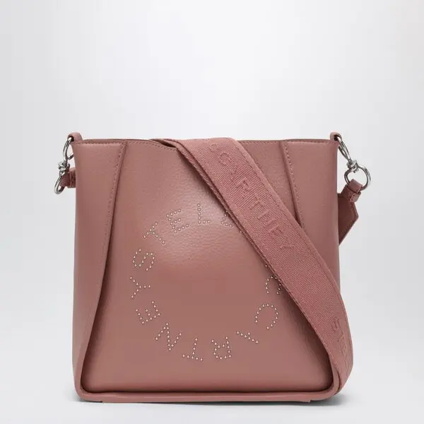 Stella McCartney Logo Perforated Crossbody Bag - Pink