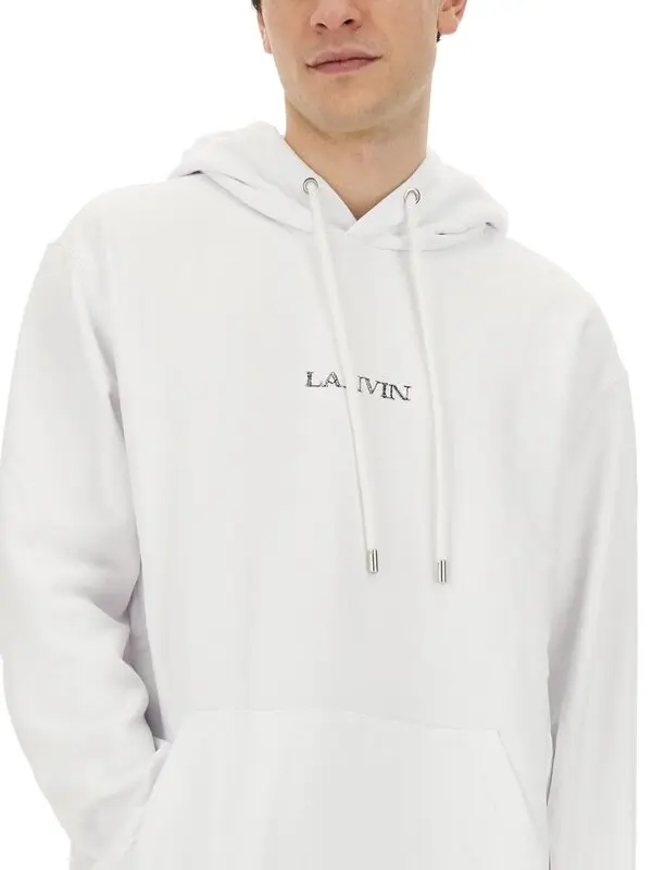 LANVIN Logo Sweatshirt - White