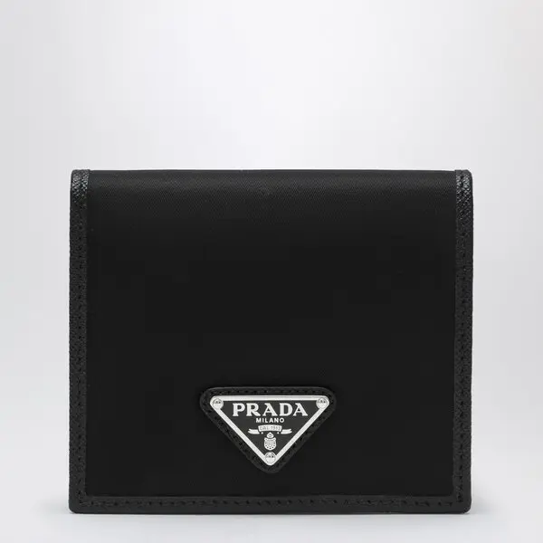 Prada Wallet In Nylon E Saffiano