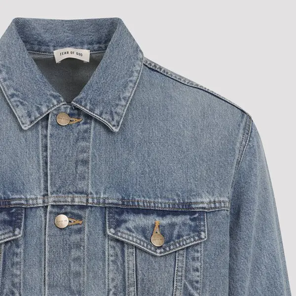 Fear Of God Trucker Jacket - Blue
