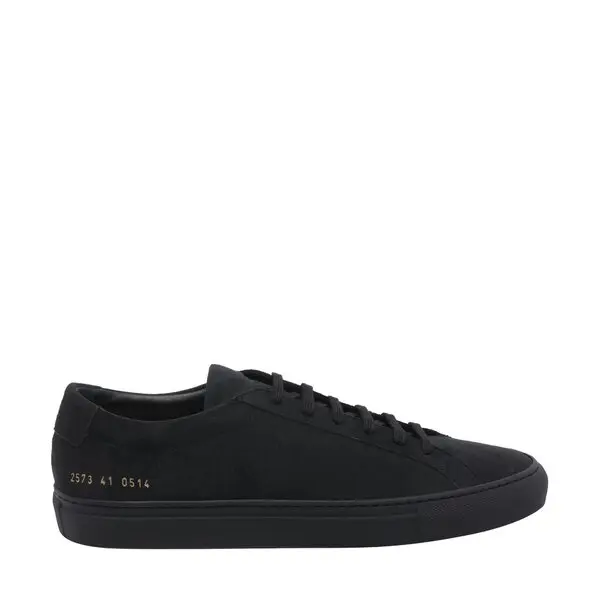 COMMON PROJECTS Achilles Suede Lace-up Sneakers - Black