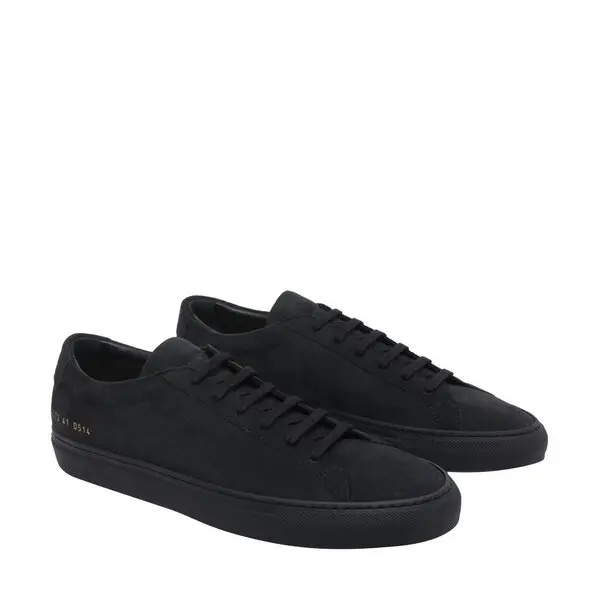 COMMON PROJECTS Achilles Suede Lace-up Sneakers - Black