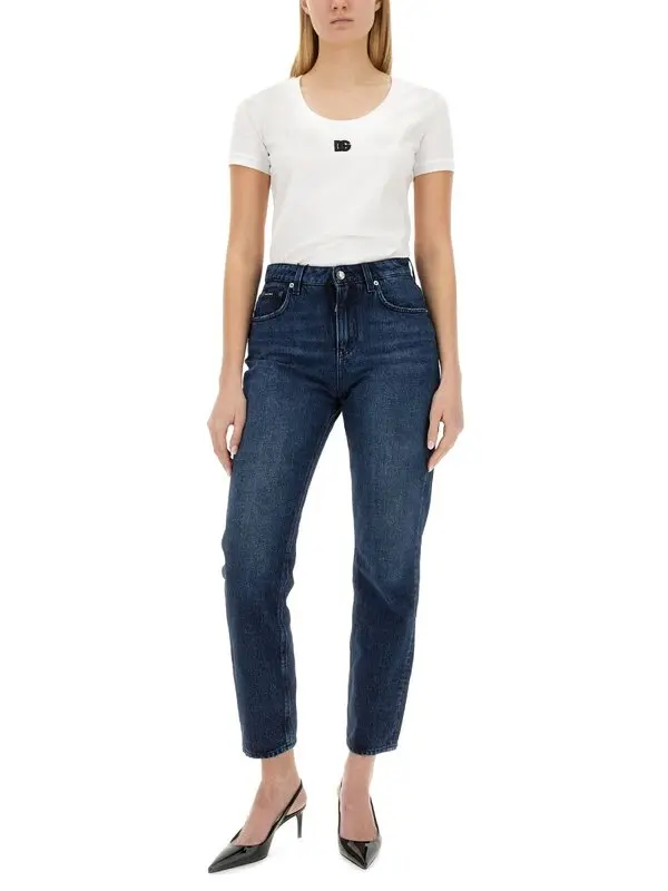 Dolce & Gabbana Boyfriend Jeans - Blue
