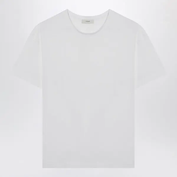 TOTEME Organic Cotton-blend T-shirt - White
