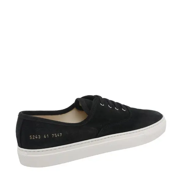 COMMON PROJECTS Suede Lace-up Sneakers - Black