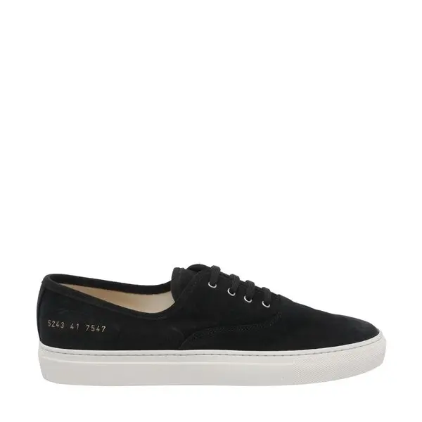 COMMON PROJECTS Suede Lace-up Sneakers - Black