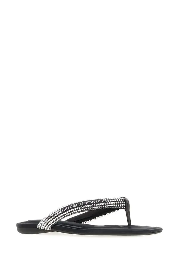 Alexander Wang Embellished Flip Flops