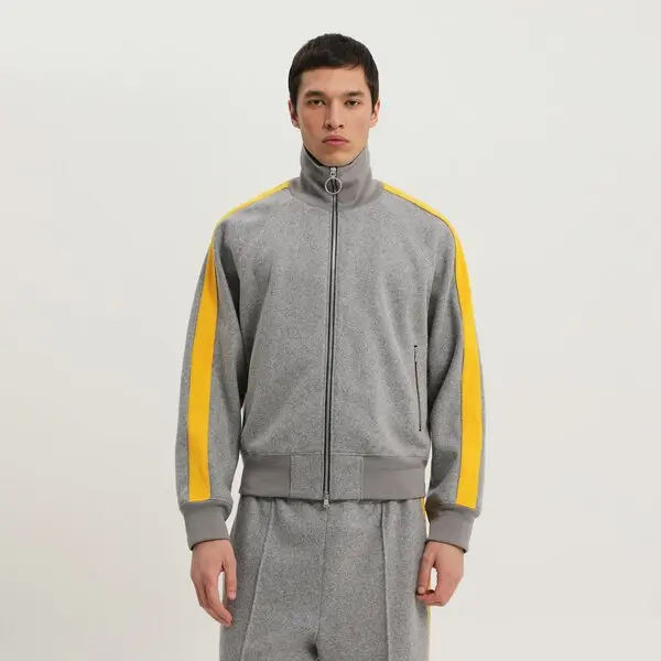 1989 STUDIO Wool Jacket With Side Stripes