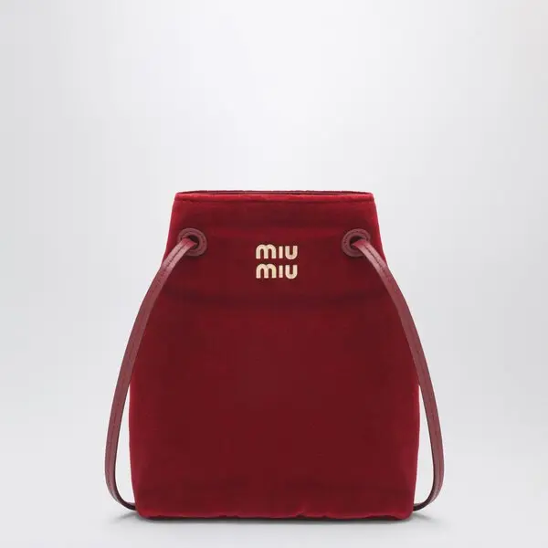 Miu Miu Velvet Pouch - Red