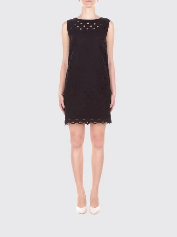 Max Mara Sleeveless Cut-out Dress - Black
