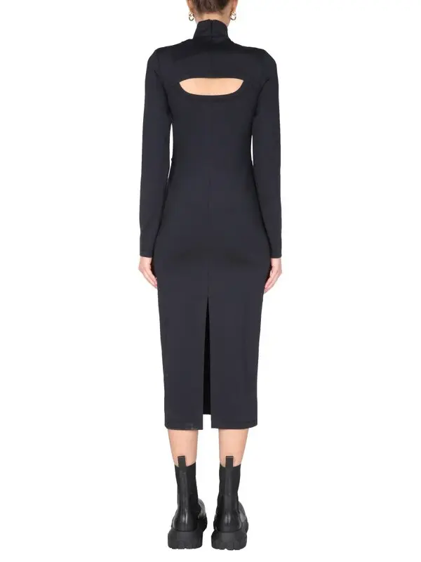 AMBUSH Cut Out Turtleneck Dress