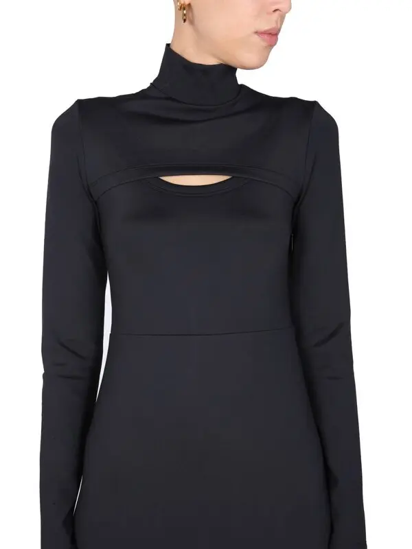 AMBUSH Cut Out Turtleneck Dress