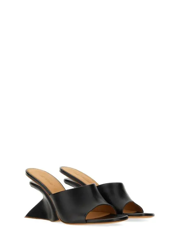 Off-White Mule Jug" Leather Mules - Black