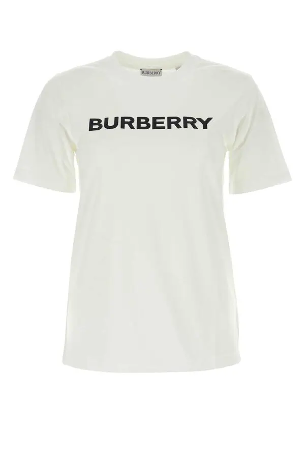 Burberry Cotton T-shirt With Logo - White