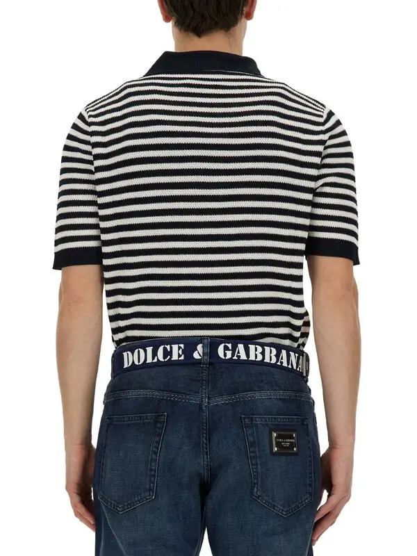 Dolce & Gabbana V-neck Polo Shirt