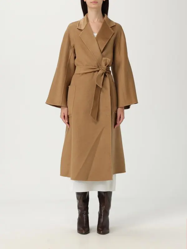 Max Mara Belted Coat - Brown